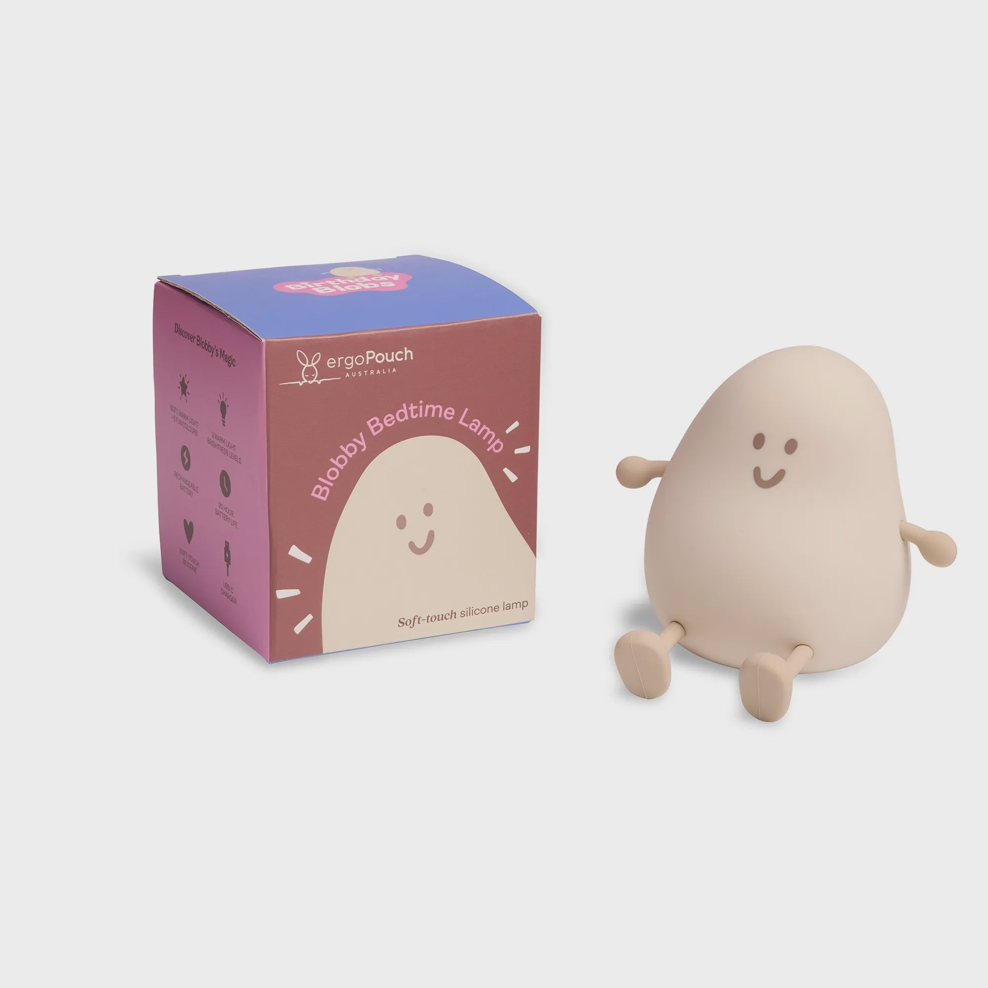 Blobby Bedtime Lamp Taupe – The Toy Station