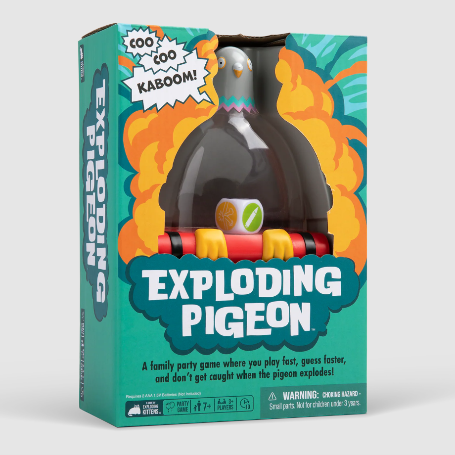 Exploding Pigeon By Exploding Kittens – The Toy Station